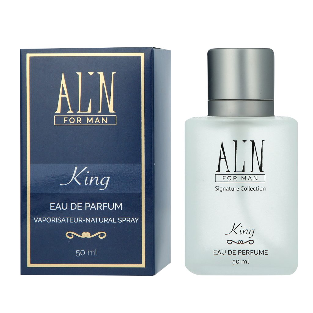 בושם לגבר א.ד.פ 50 מ"ל KING - ALIN אלין - מוצרי קוסמטיקה מתקדמים