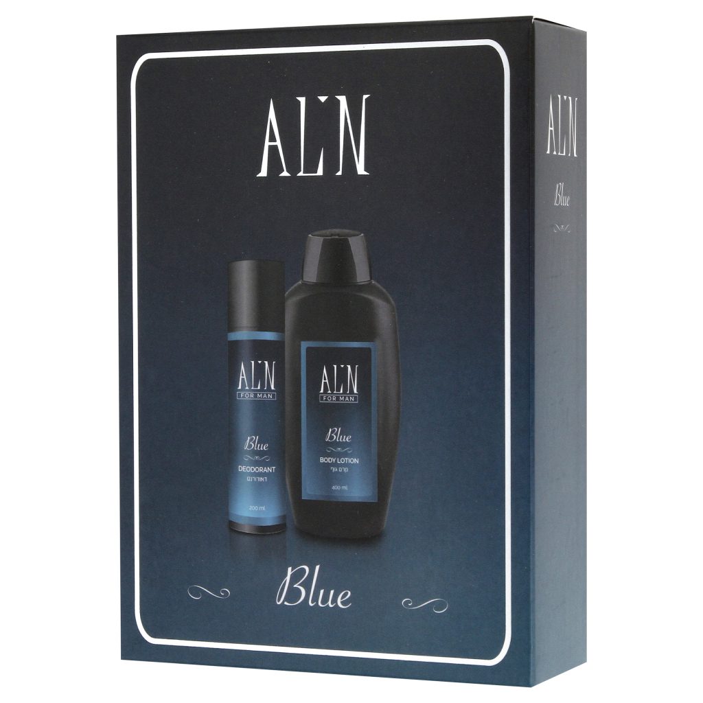 סט זוג לגבר BLUE - ALIN אלין - מוצרי קוסמטיקה מתקדמים