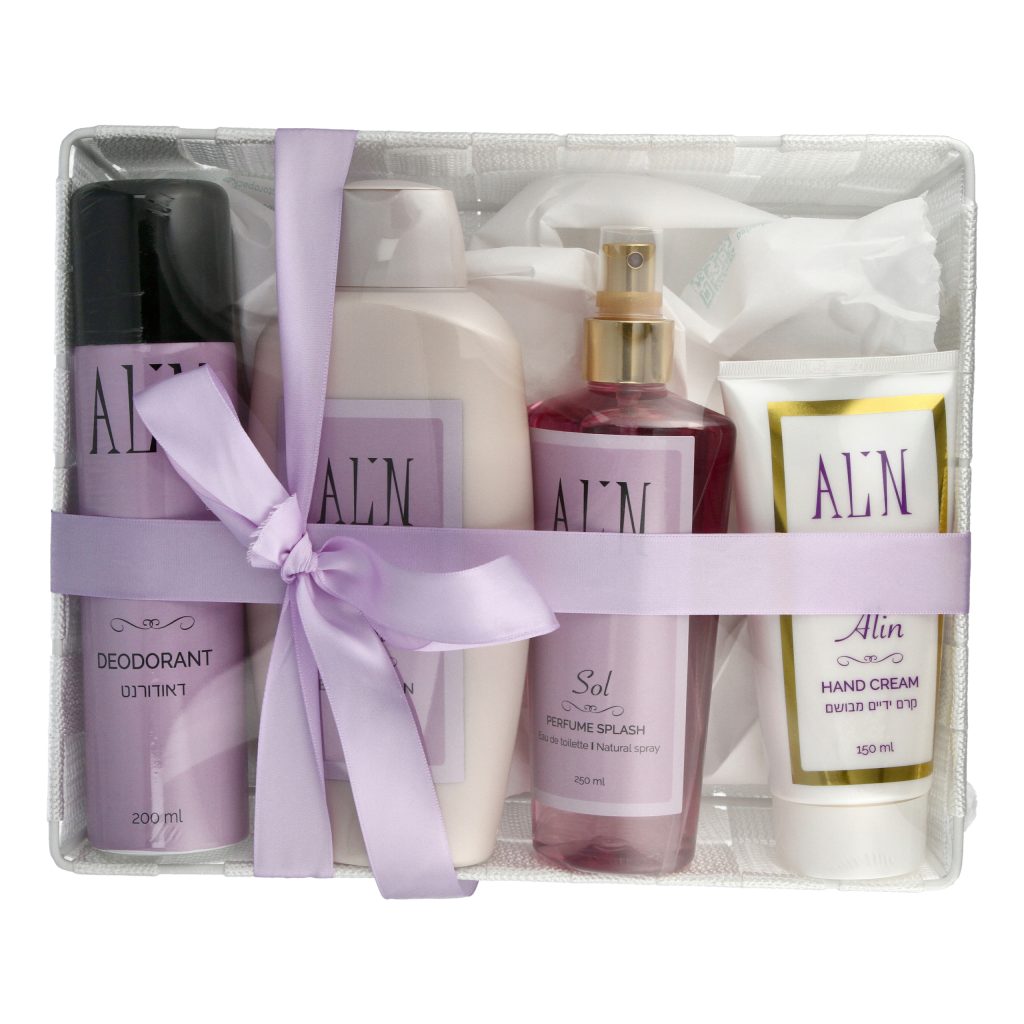 סלסלה+מבשם SOL - ALIN אלין - מוצרי קוסמטיקה מתקדמים